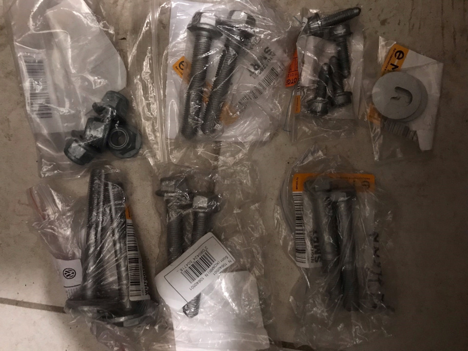 ТОтальный ремонт подвески — Volkswagen Tiguan (1G), 2 л, 2010 года ...