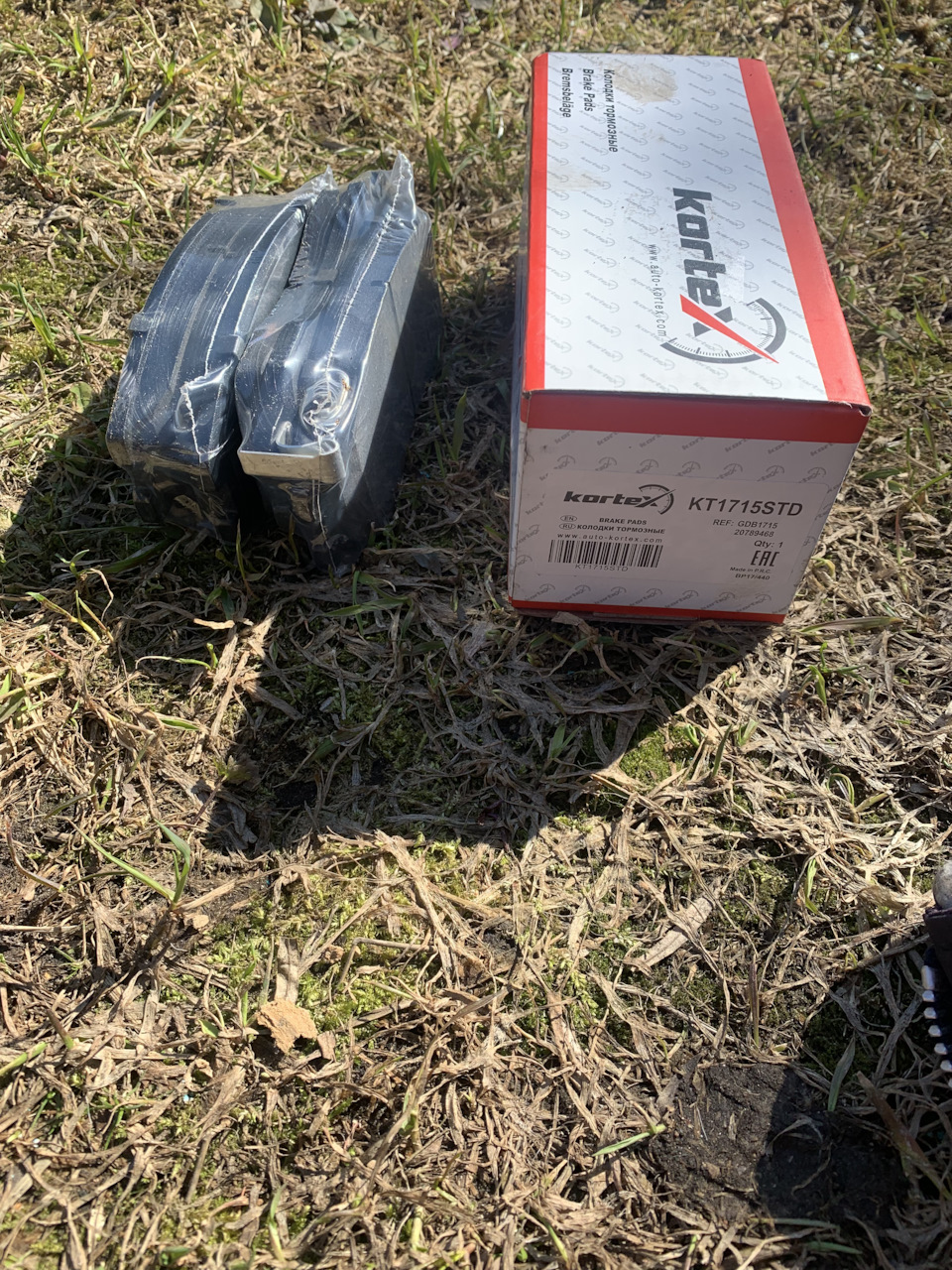 KT1715STD Колодки тормозные передние KORTEX | Запчасти на DRIVE2