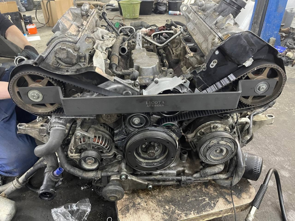 Техническое обслуживания мотора APB 2.7 bi turbo. — Audi S4 (B5), 2,7 л ...