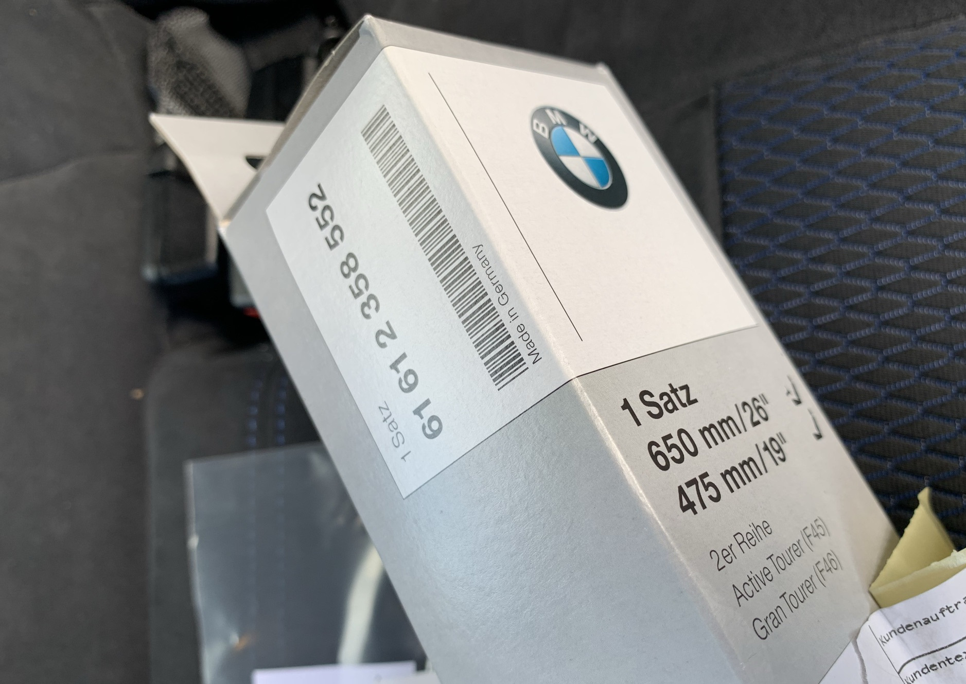 Оригинальные дворники BMW Grand Tourer F46 — BMW 2 series Gran Tourer ...