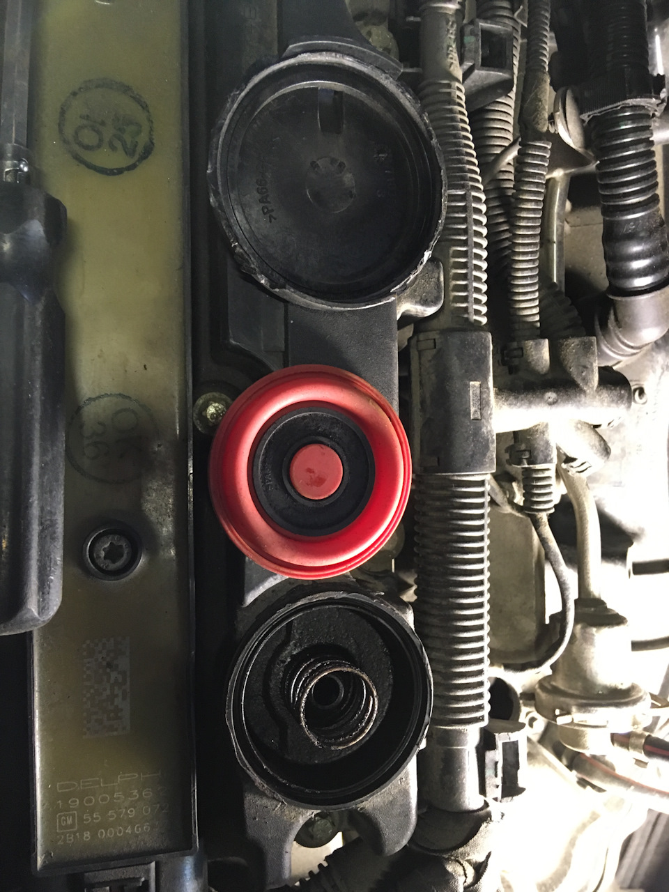 Замена мембраны КВКГ — Opel Astra J, 1,4 л, 2012 года | своими руками ...