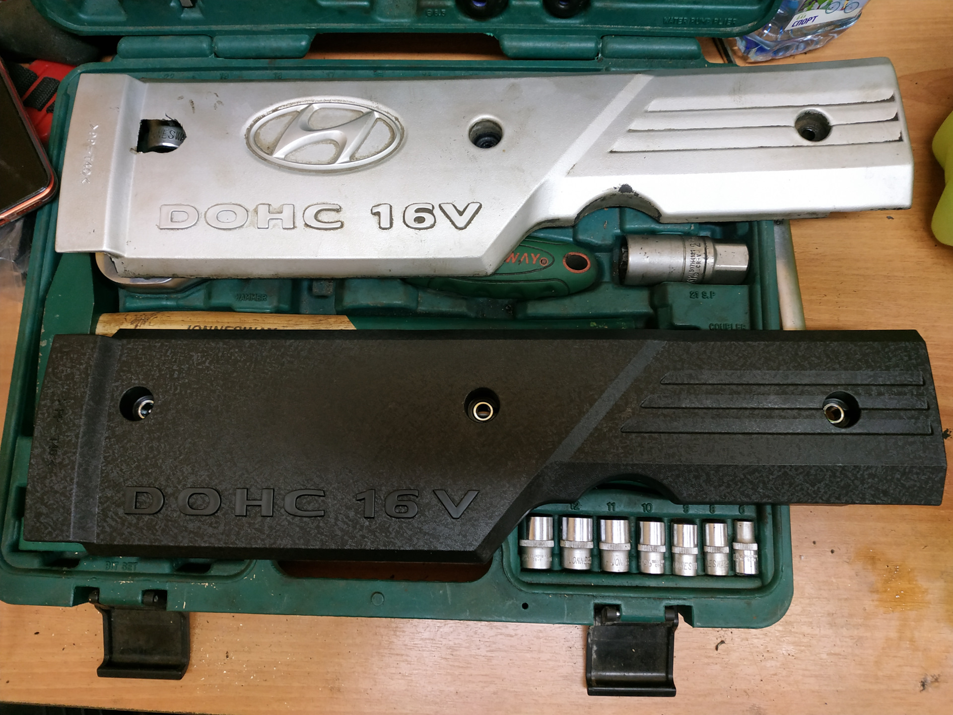 Новый кожух клапанной крышки — Hyundai Matrix, 1,6 л, 2007 года ...