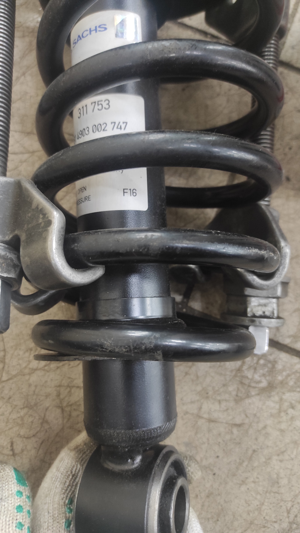 311753 Амортизатор для VOLVO SACHS | Запчасти на DRIVE2