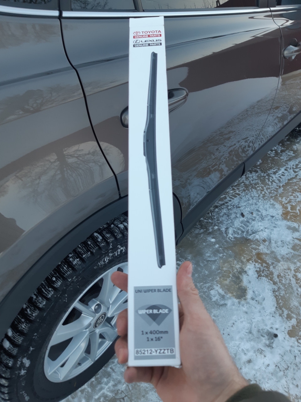 85212YZZTB ЩЕТКА СТЕКЛООЧИСТИТЕЛЯ 400 MM TOYOTA LEXUS | Запчасти на DRIVE2