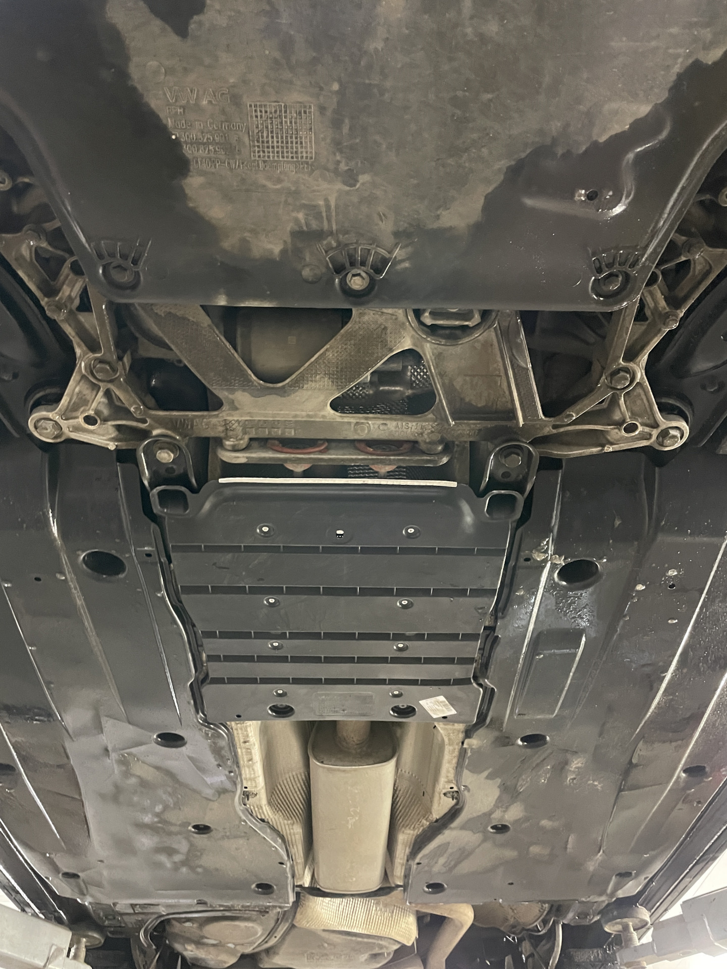 Защита днища — Volkswagen Golf GTI Mk8, 2 л, 2021 года | аксессуары ...