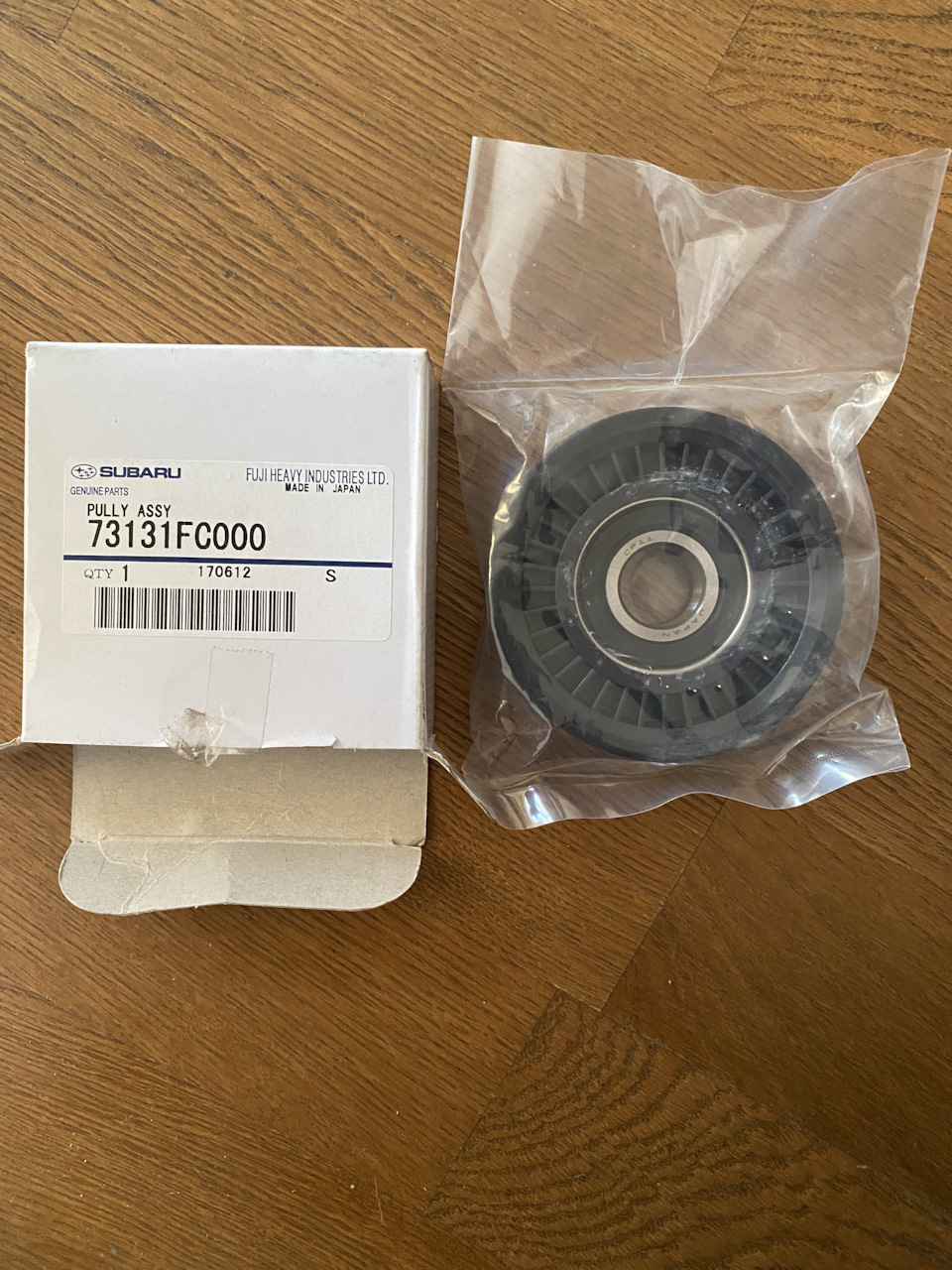 73131FC000 Ролик натяжителя ремня FORESTER (SF/SG)/IMPREZA (GFC) SUBARU ...