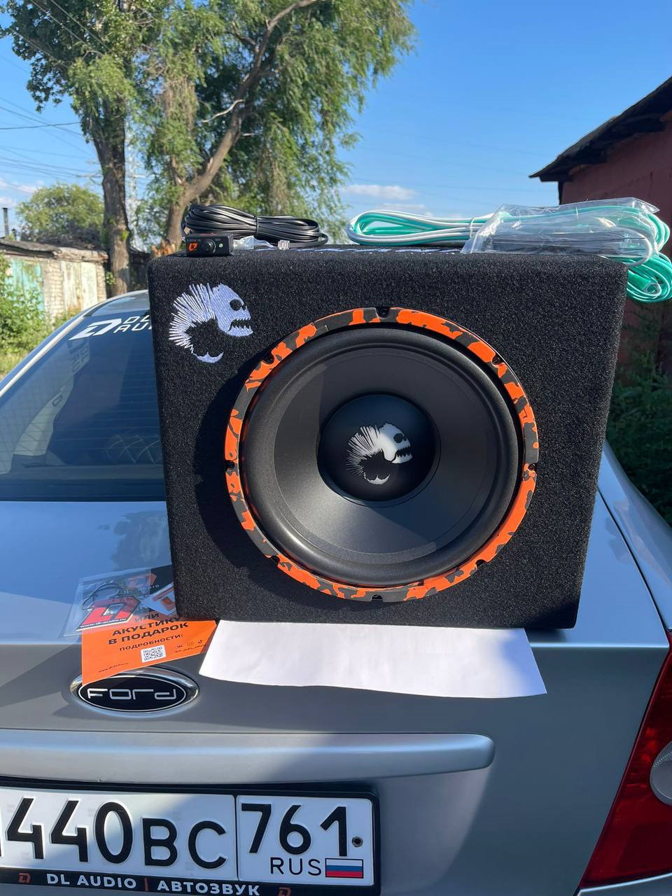 Сабвуфер Dl Audio Piranha 12A SE в Ford Focus 2 — Ford Focus Sedan II ...