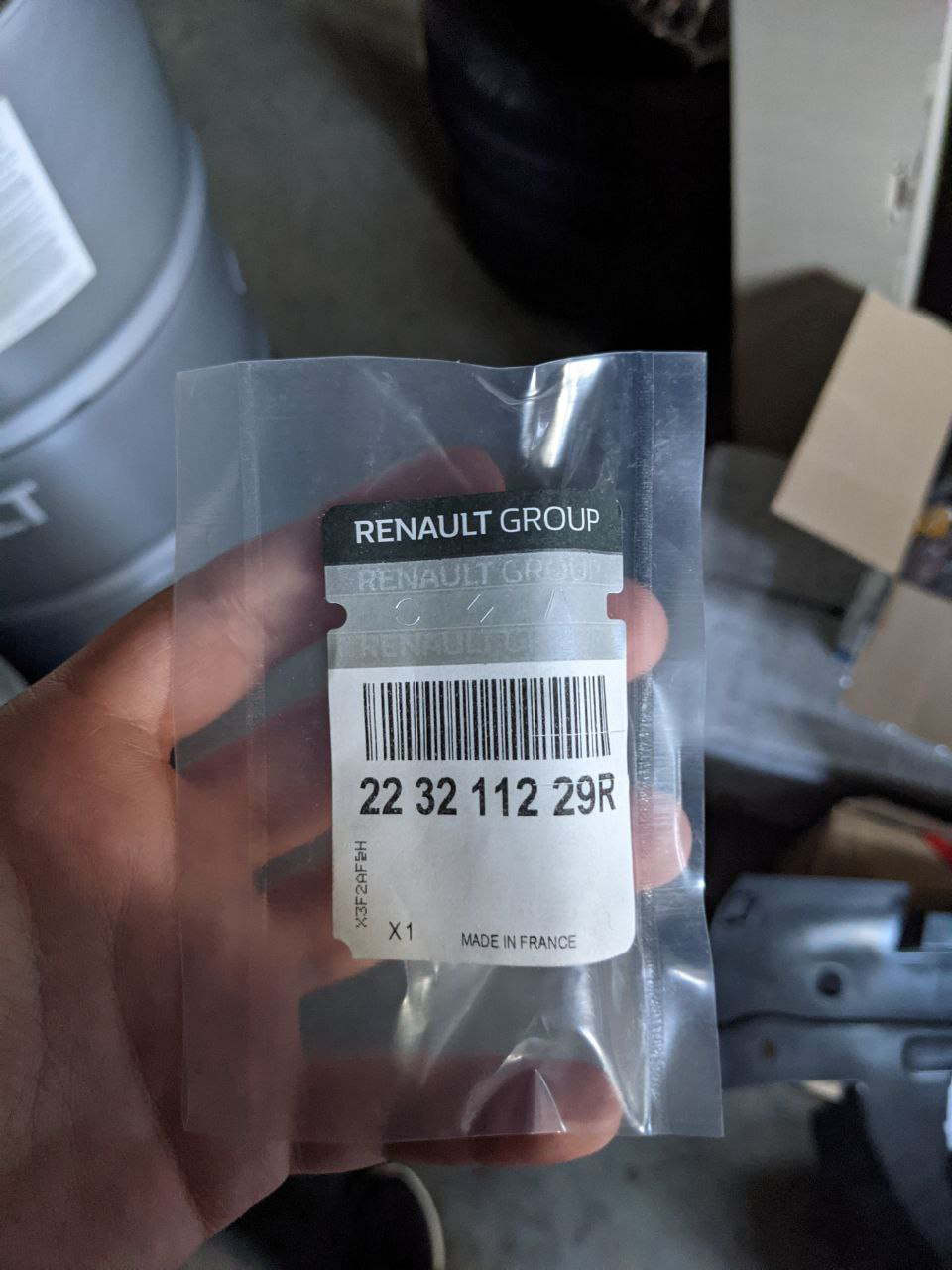 223211229R Трубка вакуумная контроля турбины RENAULT | Запчасти на DRIVE2