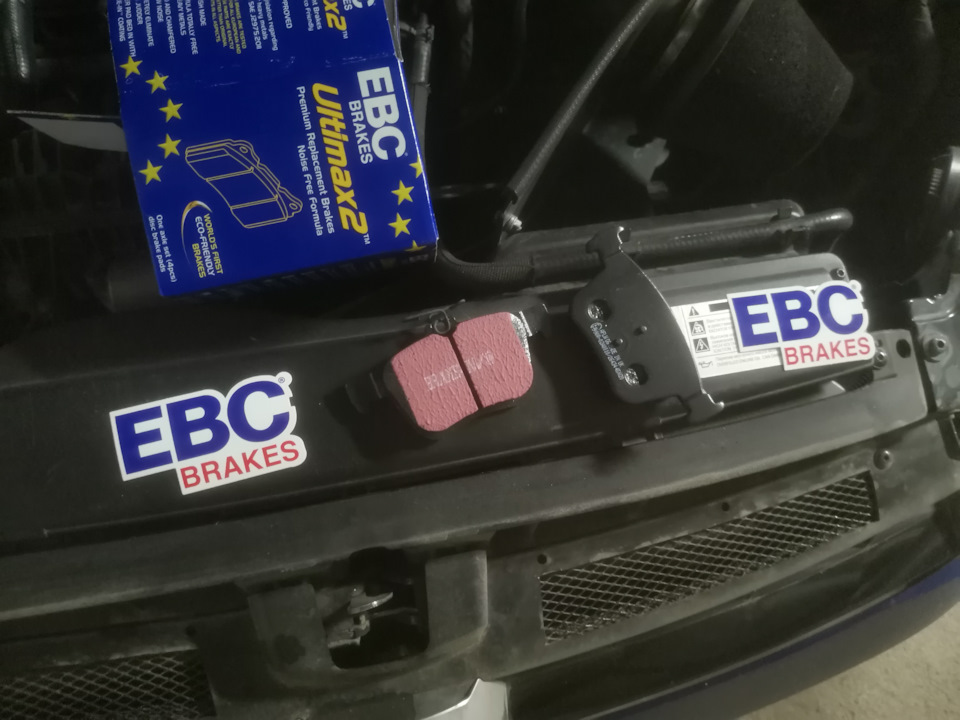 Задние колодки EBC — Volkswagen Golf R Mk7, 2 л, 2014 года | расходники ...