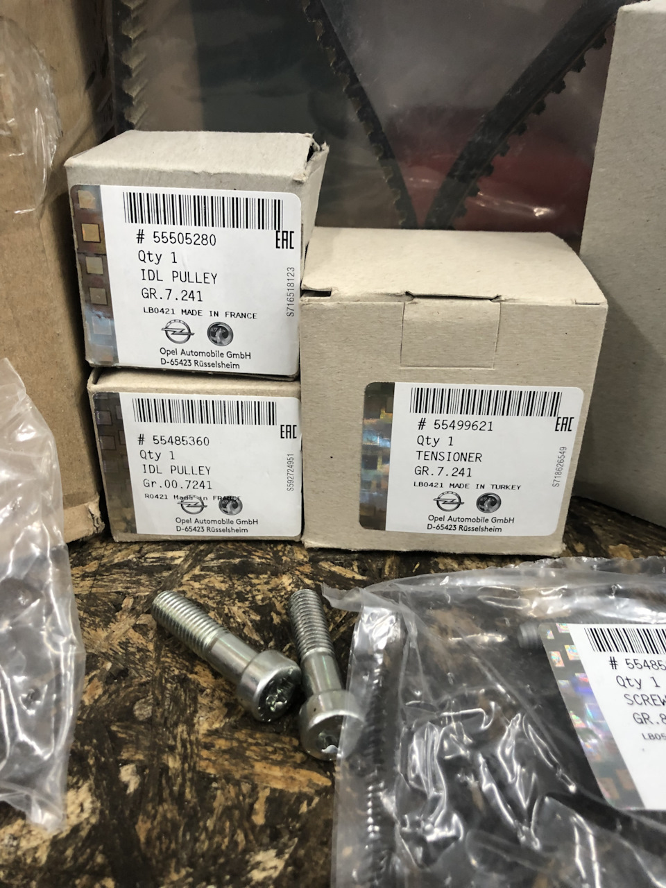55485360 Ролик промежуточный GM | Запчасти на DRIVE2