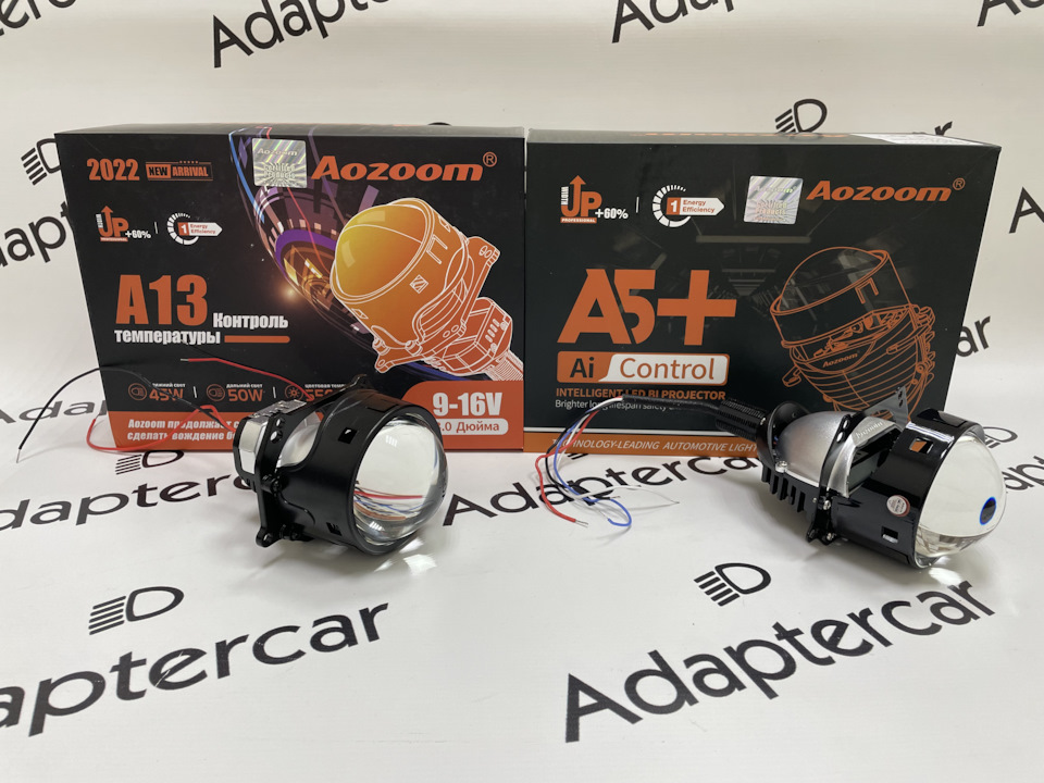 Небольшое сравнение Bi-Led Линз Aozoom A13/Aozom A5+ 3.0 — Adaptercar ...