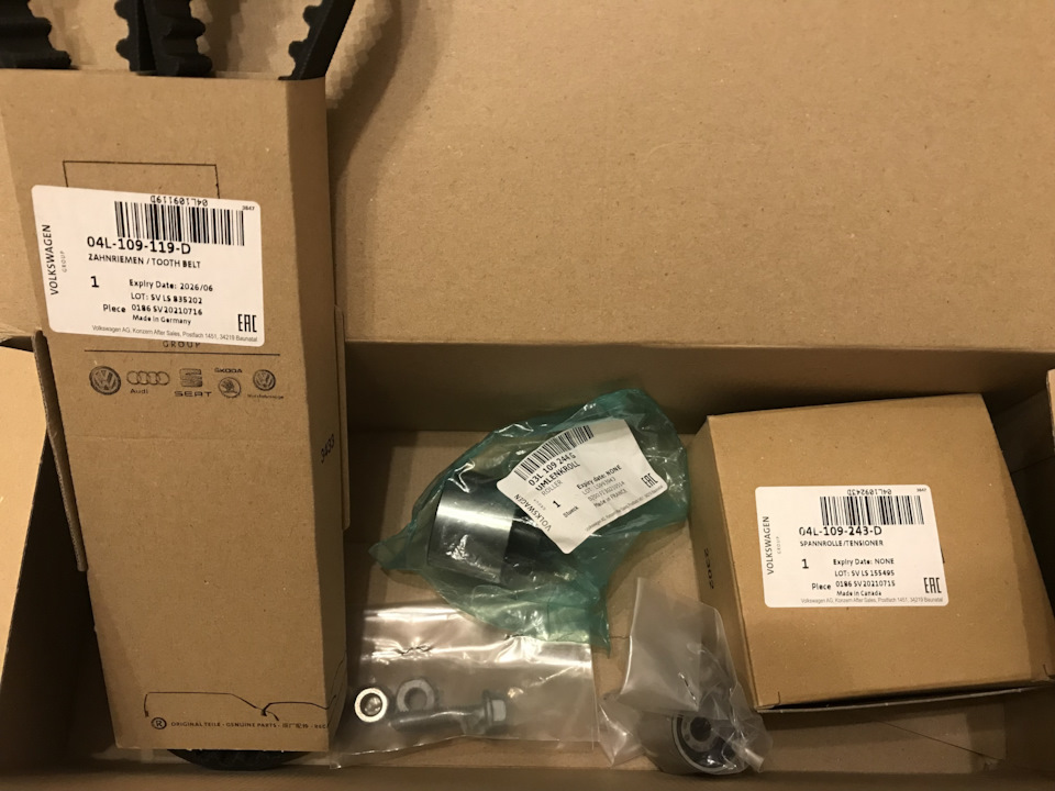 Подготовка к замене ГРМ — Volkswagen Passat Variant (B8), 1,6 л, 2016 ...