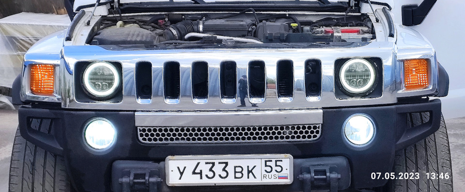 Подключаем противотуманки как ДХО — Hummer H3, 3,5 л, 2005 года ...