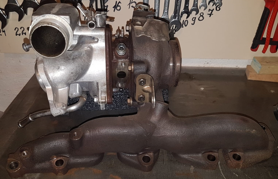 Свап комплект турбины 190лс взамен 150лс на VAG 2.0TDI EA288 на ...