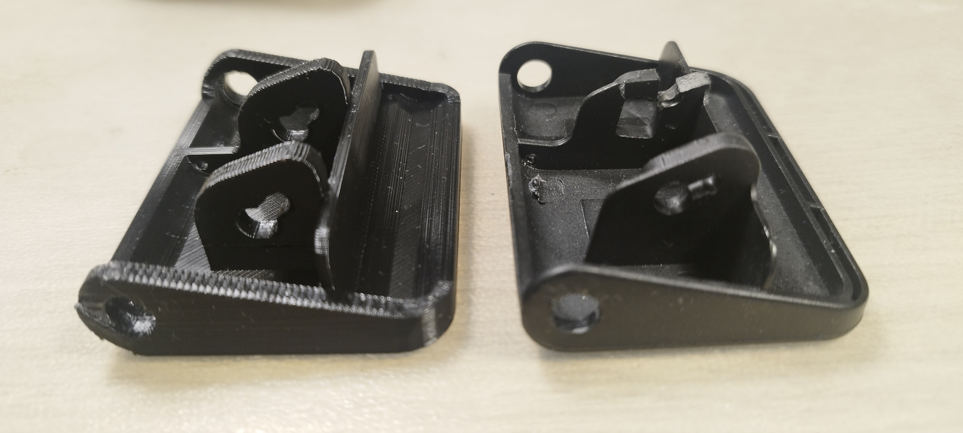 3D печать и замена рычажка ручки складывания спинки заднего сидения ...