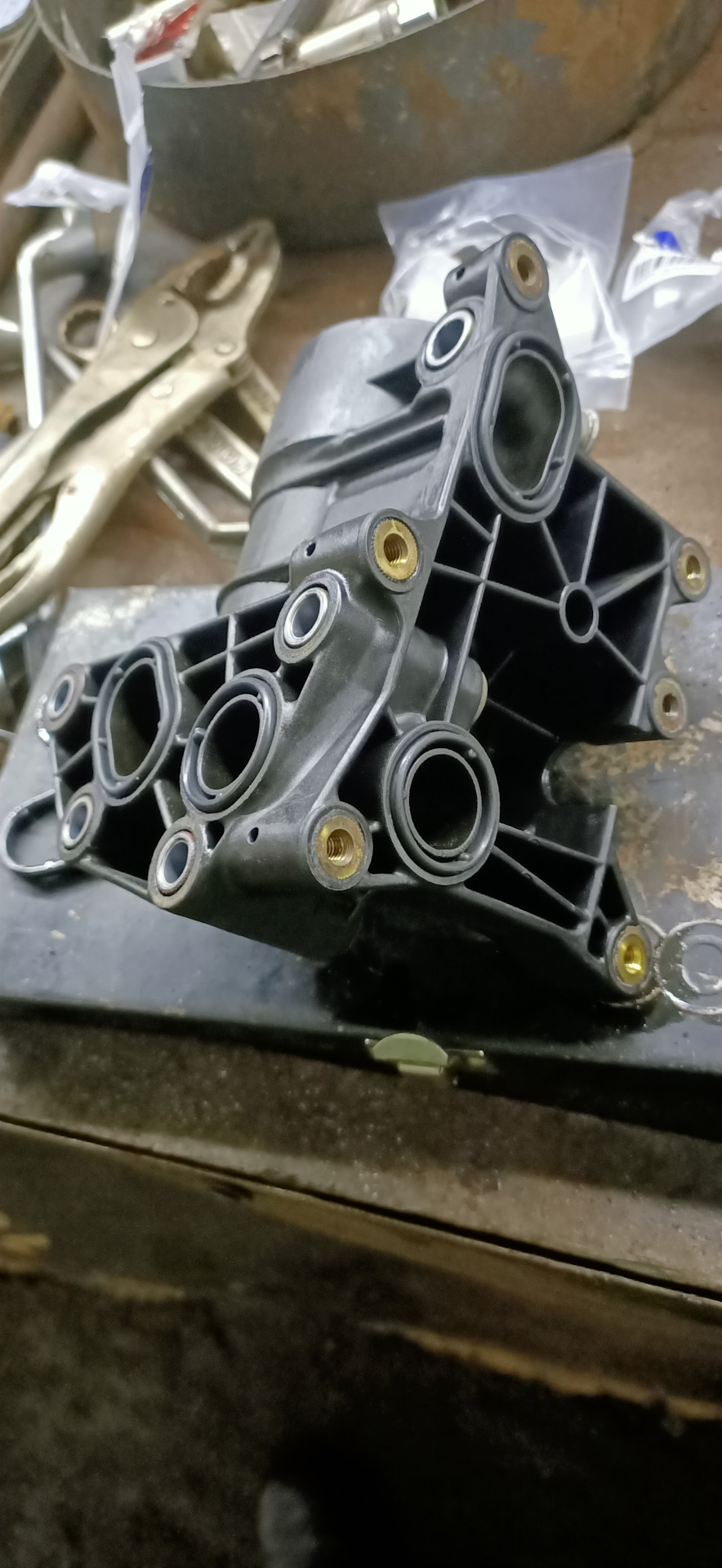 Устраняем течь масла. — Hyundai ix35, 2 л, 2011 года | визит на сервис ...