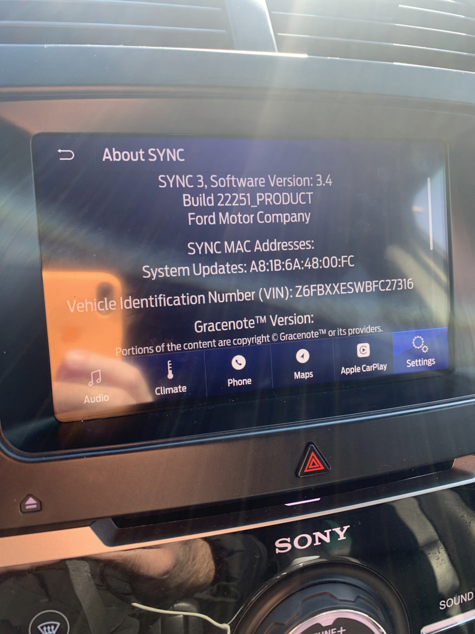 Решено. Sync 3 помощи пост. — Ford Explorer (5G), 3,5 л, 2015 года ...