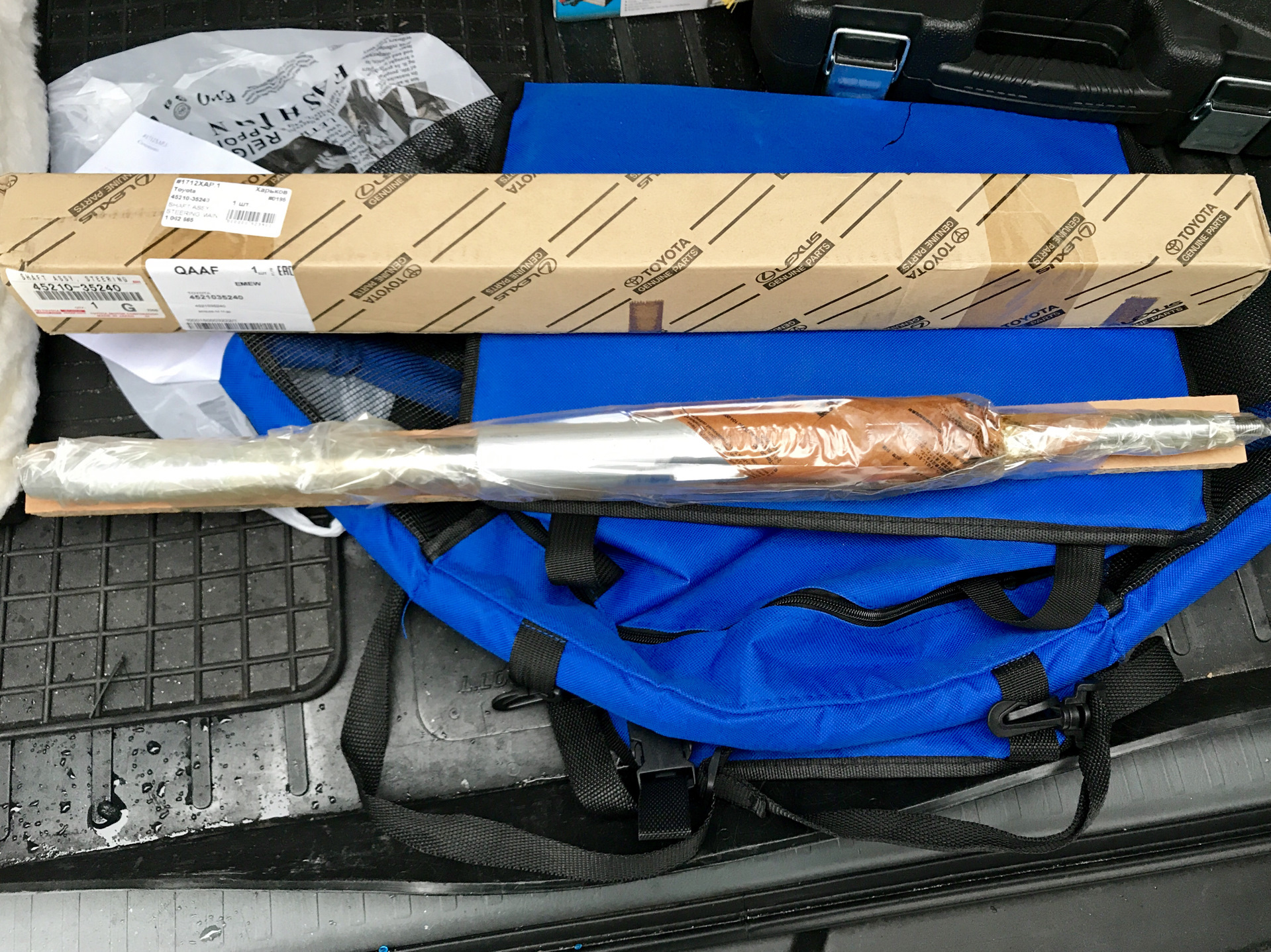 Дребезжание руля на мелких кочках побеждено: Замена рулевого вала ...