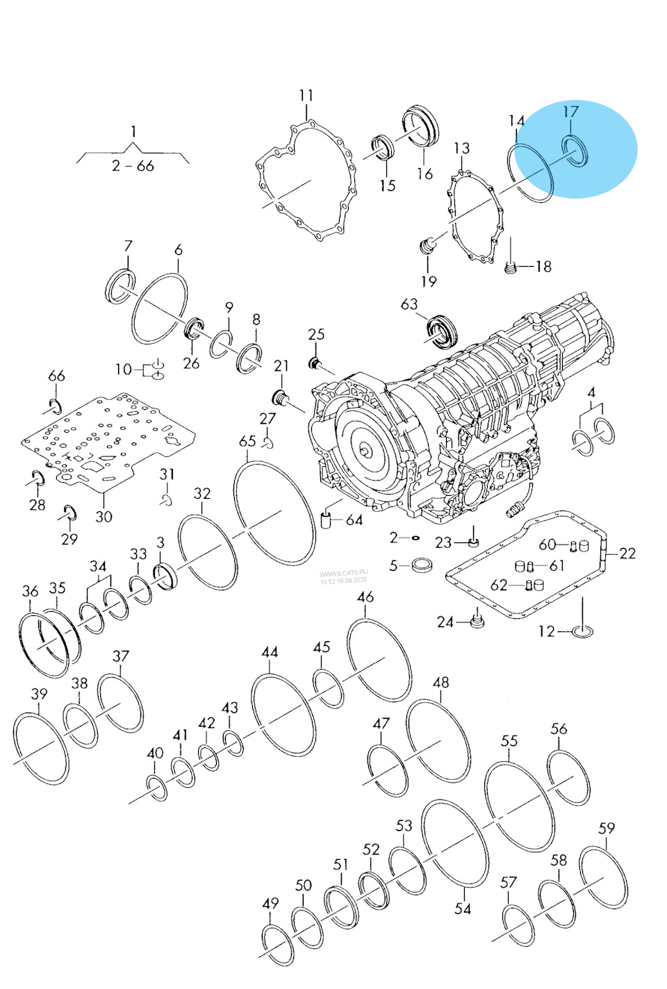 Замена сальника хвостовика АКПП: ZF 5HP19. — Audi A8 (D2), 2,8 л, 2001 ...