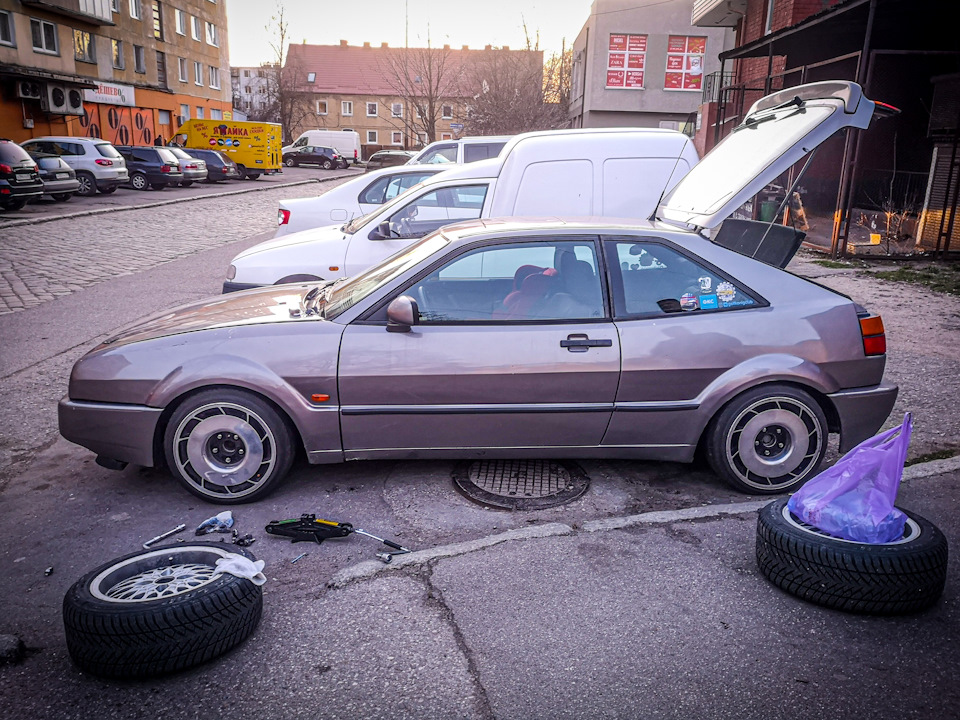 salad shooters corvette wheels — Volkswagen Corrado, 1,8 л, 1991 года ...