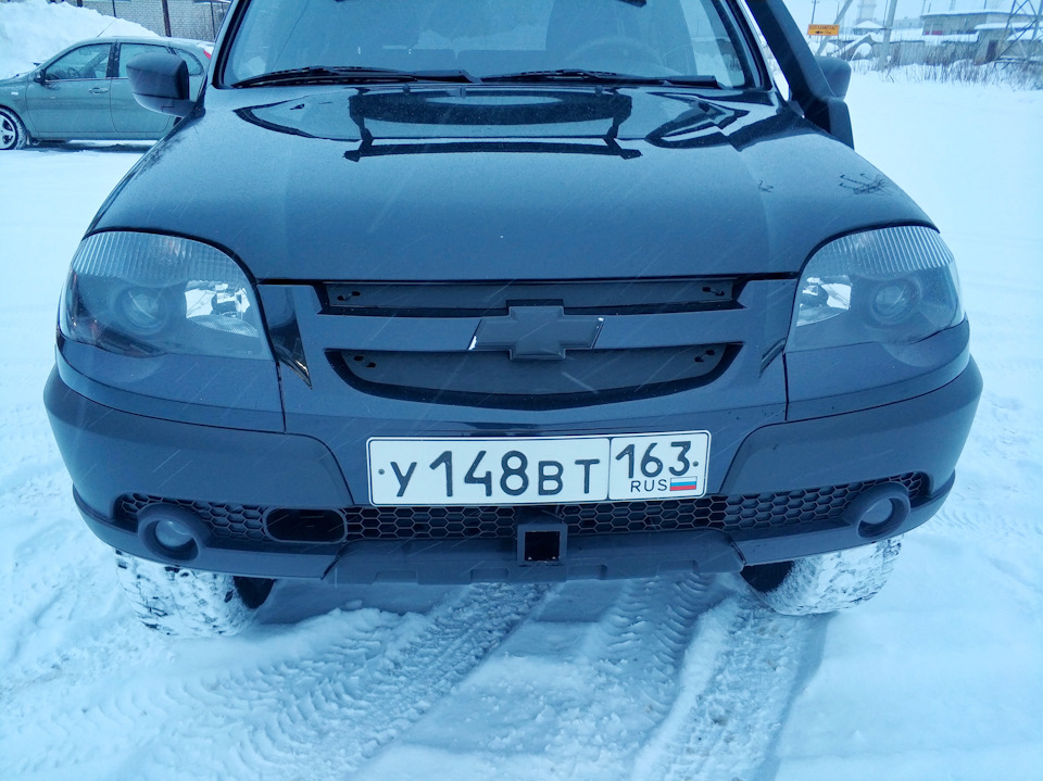 Зимняя заглушка решетки радиатора Нива Шевроле — Chevrolet Niva (1G), 1 ...