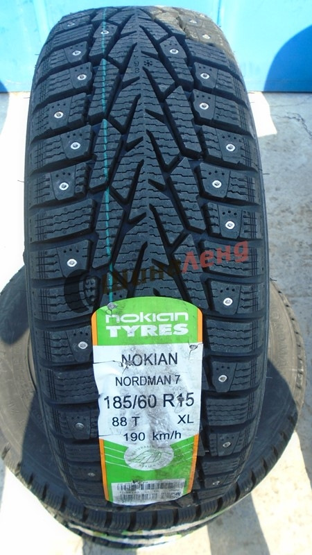 Новый комплект зимней резины Nokian Nordman 7 — Volkswagen Polo Sedan, 1,6 л, 2011 года | шины ...