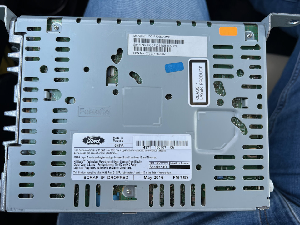 #16 — Блок ACM с цифровой шиной A2B (европейский корректный RDS) — Ford ...