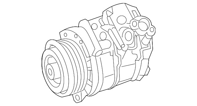 A0008303701 Компрессор кондиционера Mercedes | Запчасти на DRIVE2