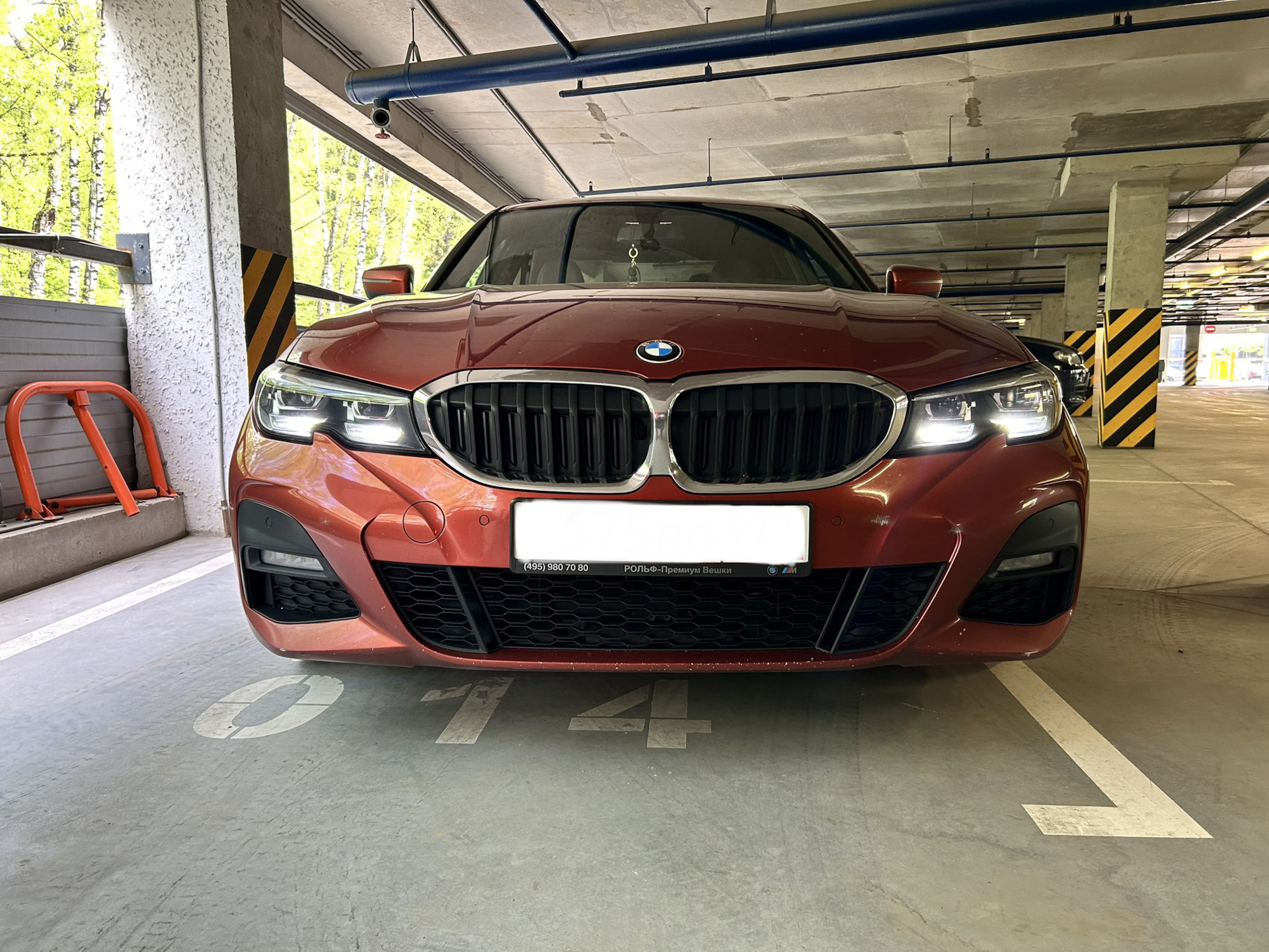 Проставки и решетка — база)) — BMW 3 series (G20), 2 л, 2020 года ...