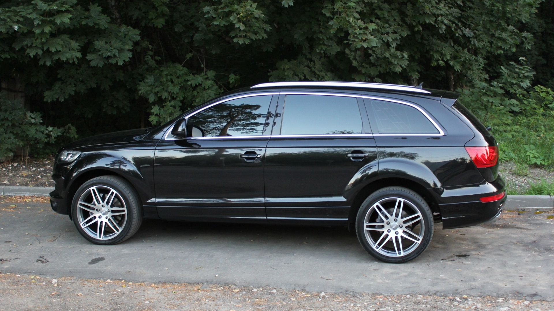 Audi Q7 (1G) 3.6 бензиновый 2008 | Black on black на DRIVE2