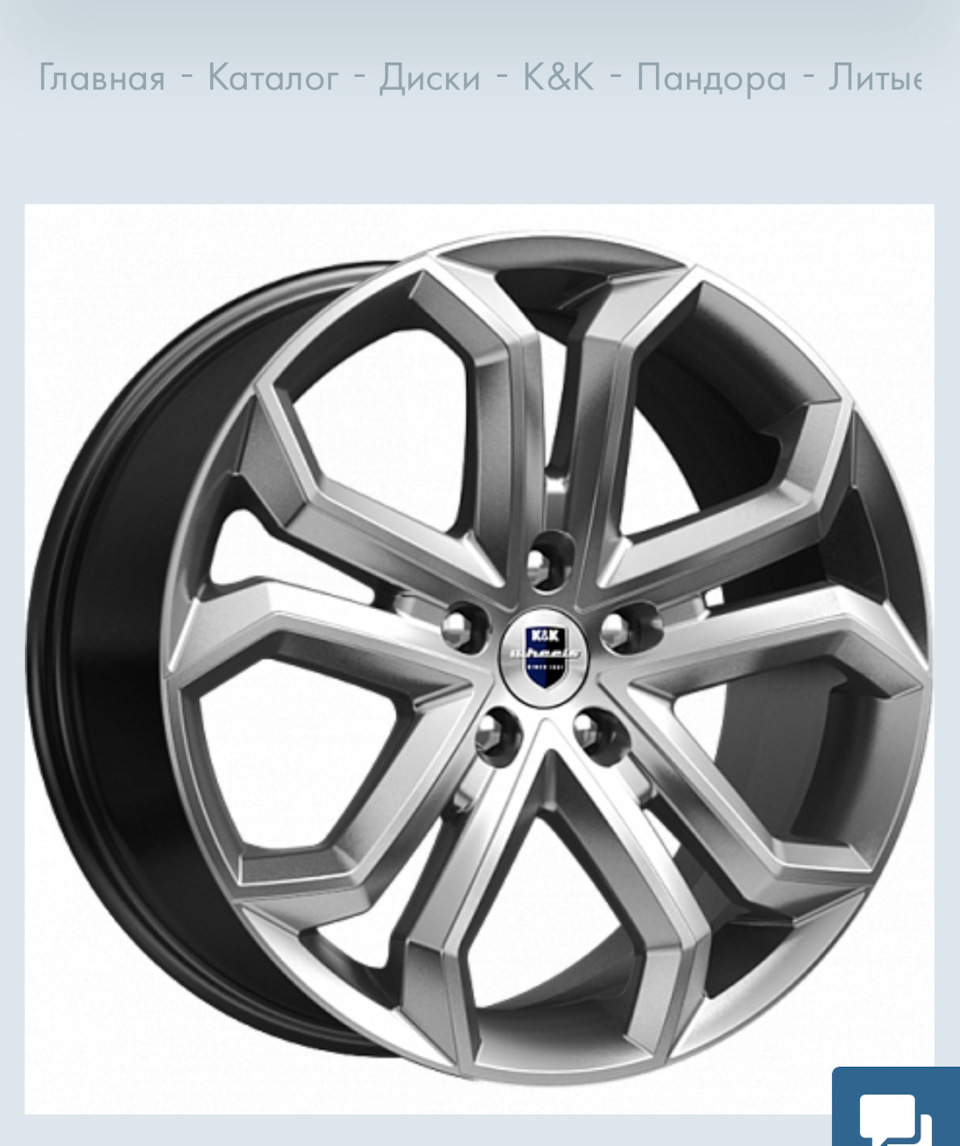 Литье фирмы СКАД (Пандора Дарк платинум) R19 — Volvo XC90 (1G), 2,4 л ...