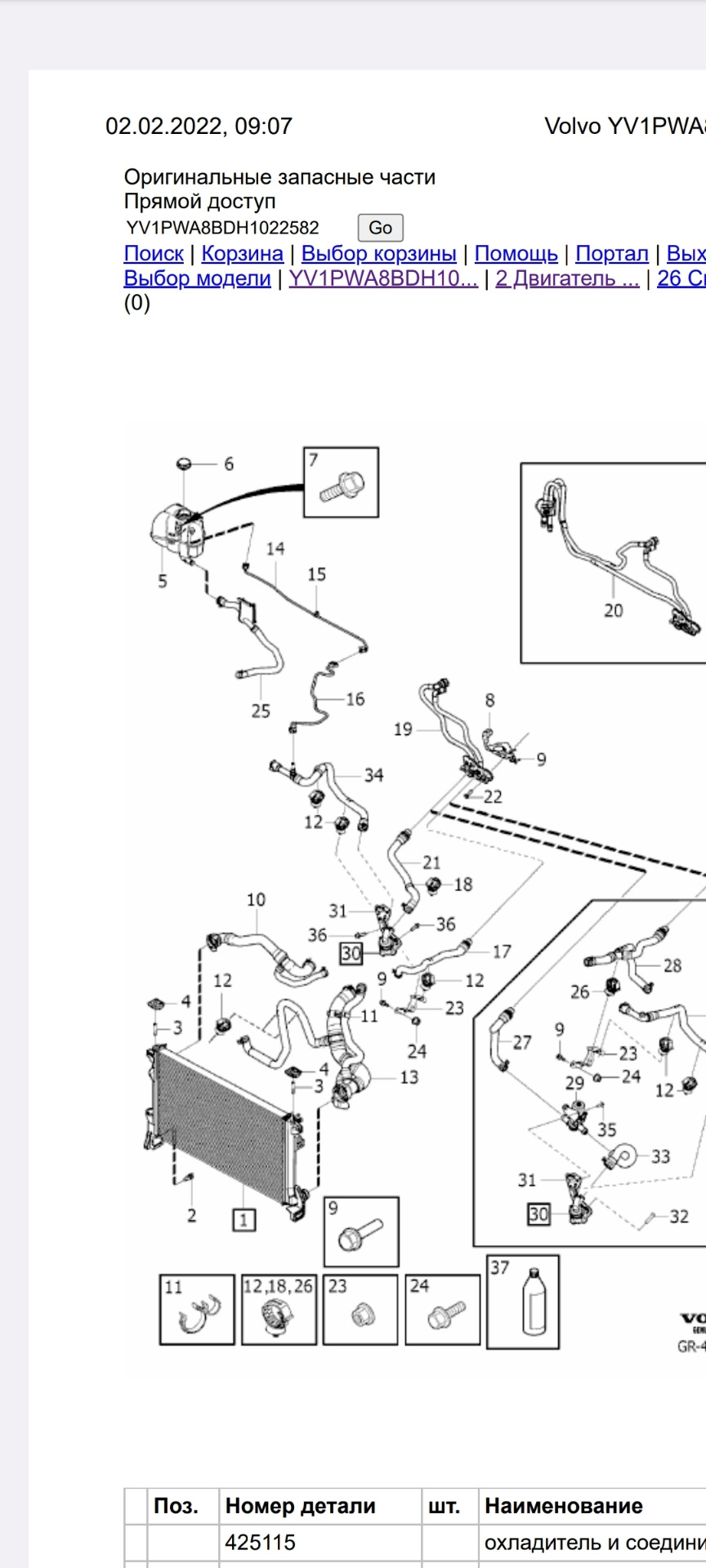 Чуть не встряли из-за маленькой трубочки. — Volvo V90 (2G), 2 л, 2017 ...