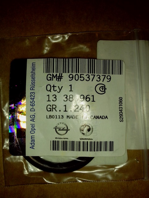 90537379 Уплотнительное кольцо термостата GM | Запчасти на DRIVE2