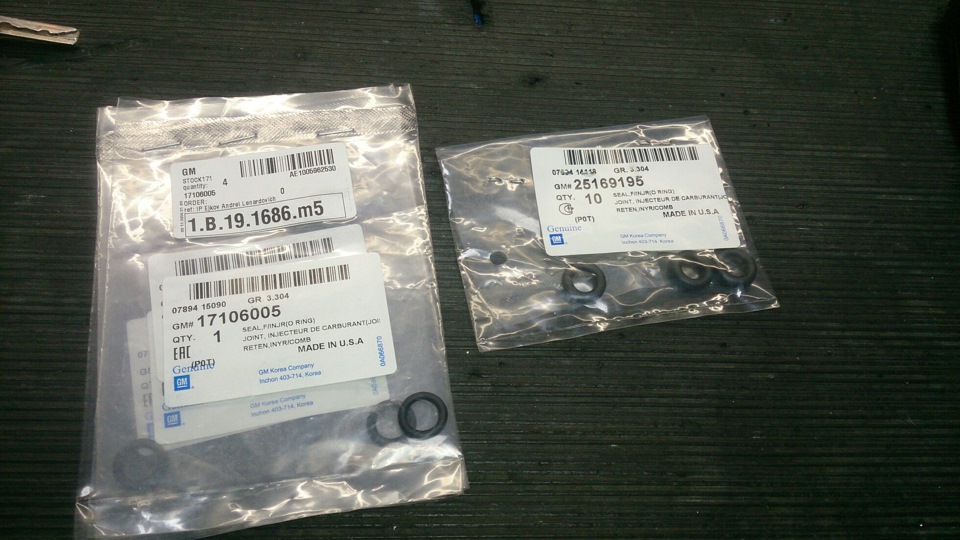 17106005 Уплотнительное кольцо топливной форсунки GM | Запчасти на DRIVE2