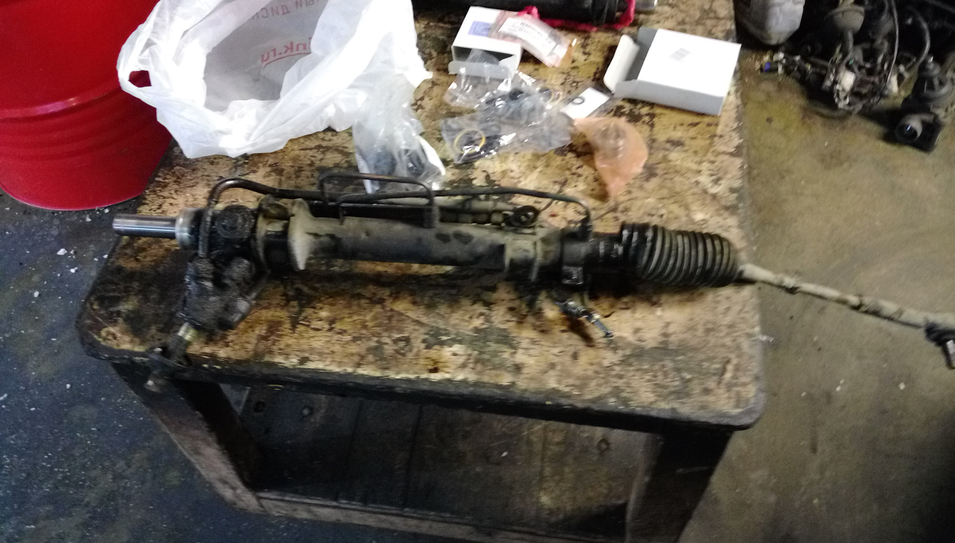 ремонт рулевой рейки — Subaru Impreza (GD/GG), 1,5 л, 2006 года | визит ...