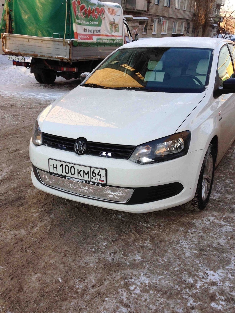 ДХО и чуть-чуть виниловой пленки — Volkswagen Polo Sedan, 1,6 л, 2013 ...