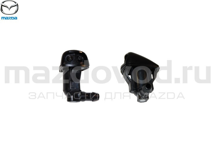 Форсунки омывателя лобового стекла. — Mazda 3 (1G) BK, 1,6 л, 2006 года ...