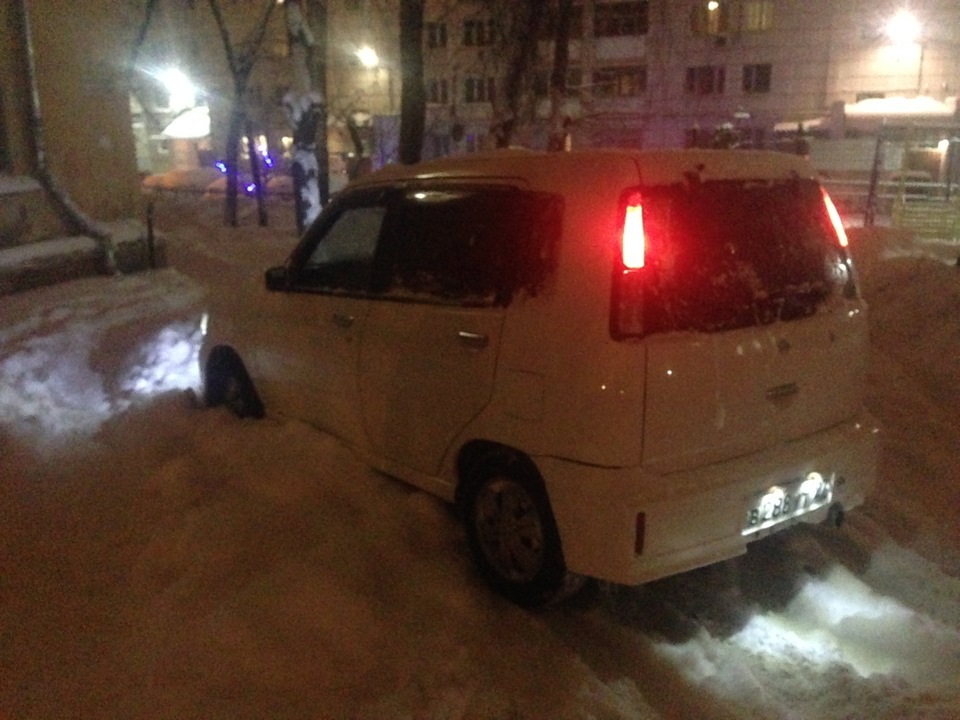 Спасибо Subaru;) — Nissan Cube I, 1,3 л, 2000 года | эвакуация | DRIVE2