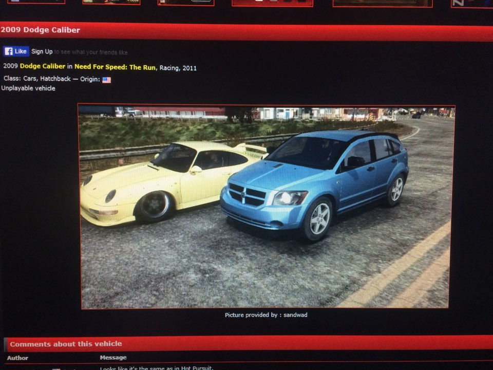 Dodge Caliber в игре Need for speed The Run — Dodge Caliber, 2 л, 2008 ...