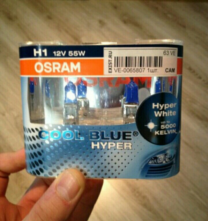 osram cool blue hyper 5000k — Ford Focus Hatchback II, 1,8 л, 2007 года ...