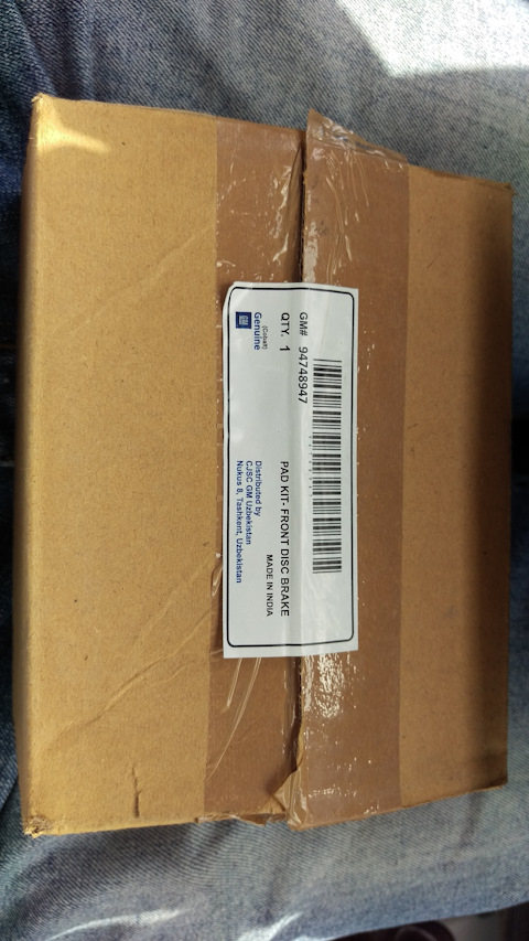 94748947 Комплект тормозных колодок, дисковый тормоз GM | Запчасти на ...