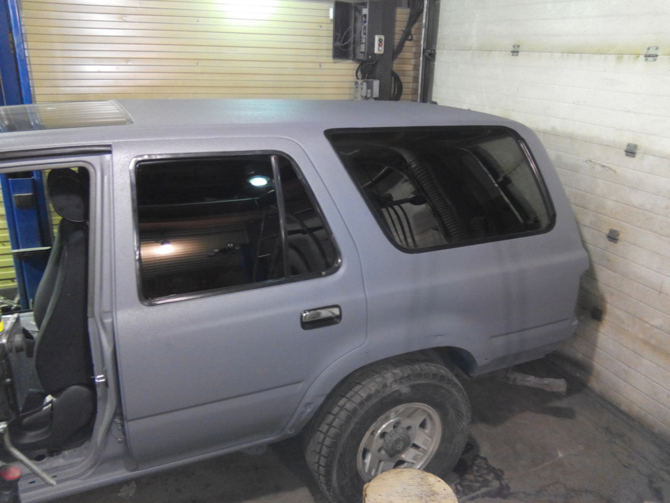 покрас в раптор — Toyota Surf (130), 3 л, 1994 года | фотография | DRIVE2