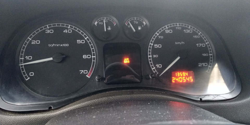 Подушки безопасности (часть 4) — Peugeot 307, 1,6 л, 2003 года ...