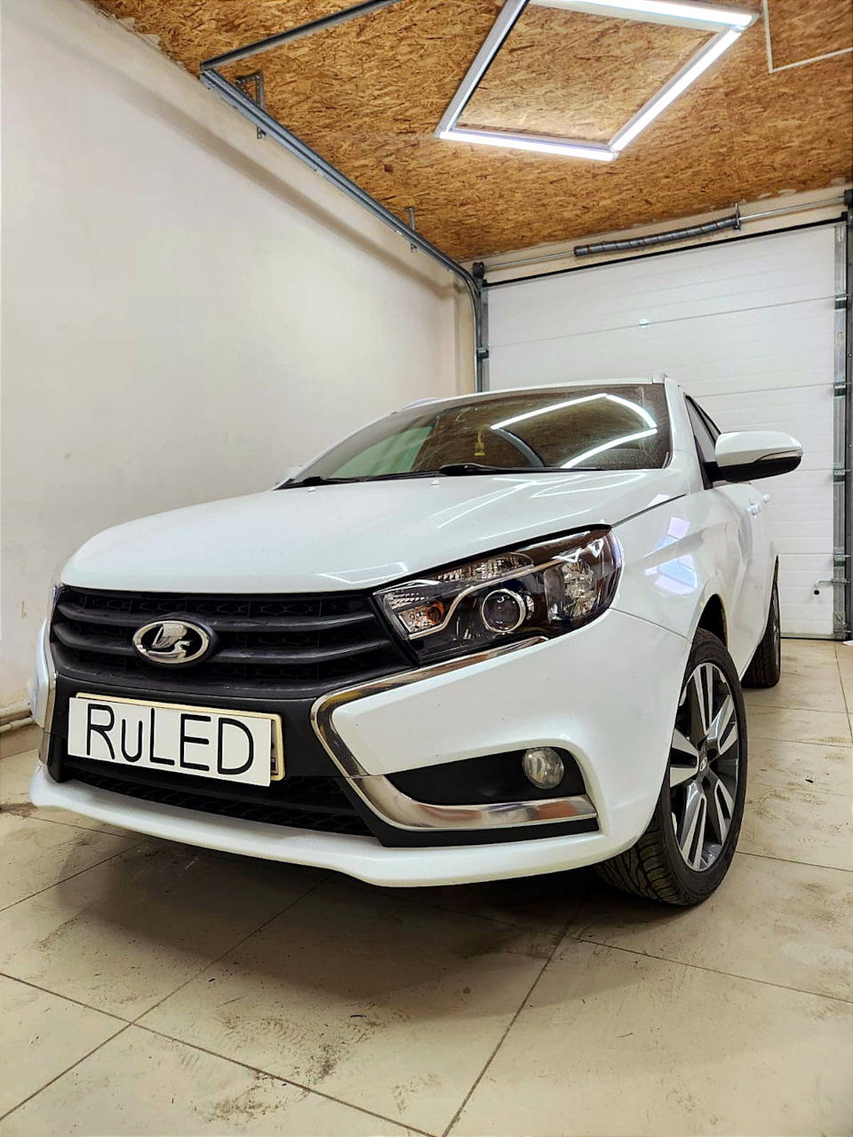 Апгрейд головной оптики. Внедрение Bi-led Линз LED TIV CS1. Часть II — Lada Vesta SW (1G), 1,6 л ...