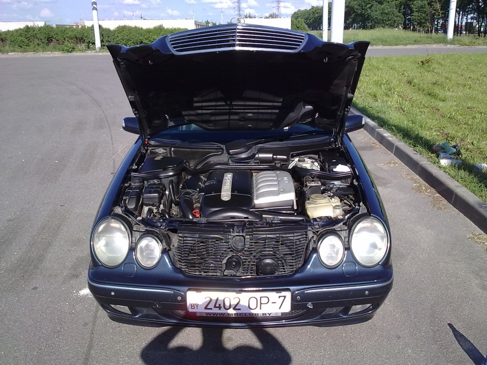 Ксенон в ПТФ! — Mercedes-Benz E-Class (W210), 3,2 л, 2001 года ...