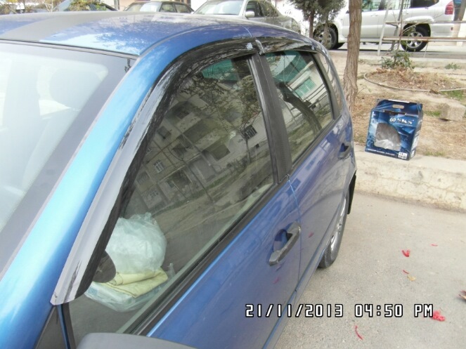Дефлекторы окон — Lada Калина Хэтчбек (1G), 1,6 л, 2008 года ...