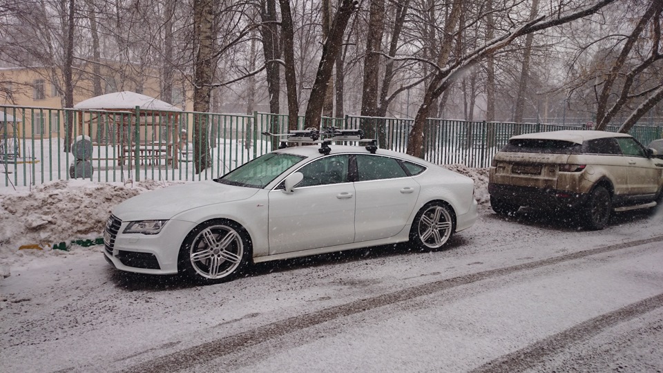 штучки-прибаучки — Audi A7 Sportback (1G), 3 л, 2013 года | аксессуары ...