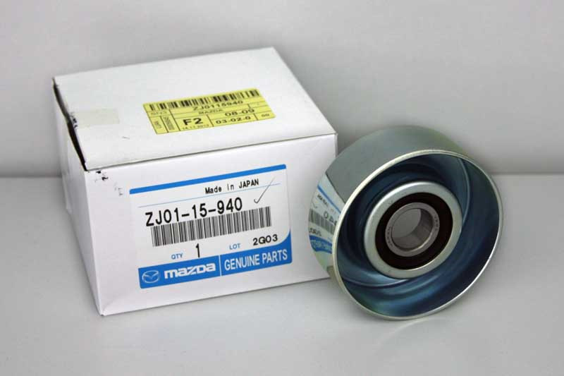 Замена обводного ролика. — Mazda 3 (2G) BL, 1,6 л, 2010 года | визит на ...