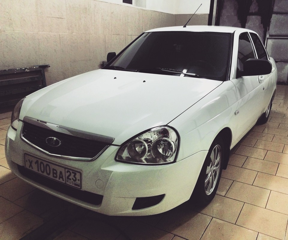 6. Тонировка (2) — Lada Приора седан, 1,6 л, 2013 года | тюнинг | DRIVE2