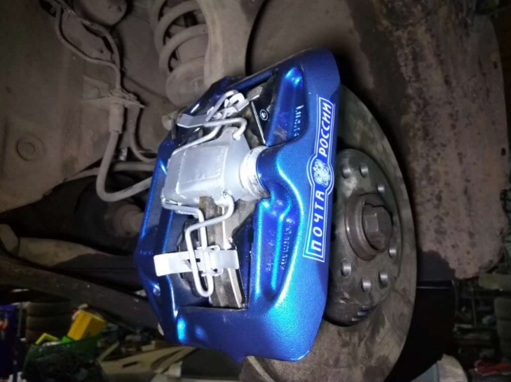 Быстрые тормоза от «Почта России», установка задних тормозов от LS430 ...